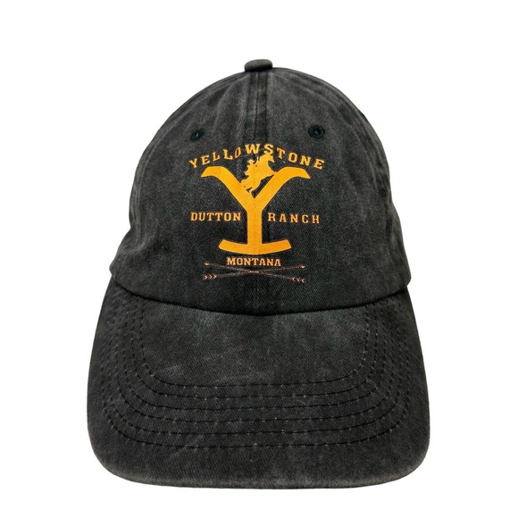 Paramount | Accessories | Yellowstone Hat Cap Black Dutton Ranch ...